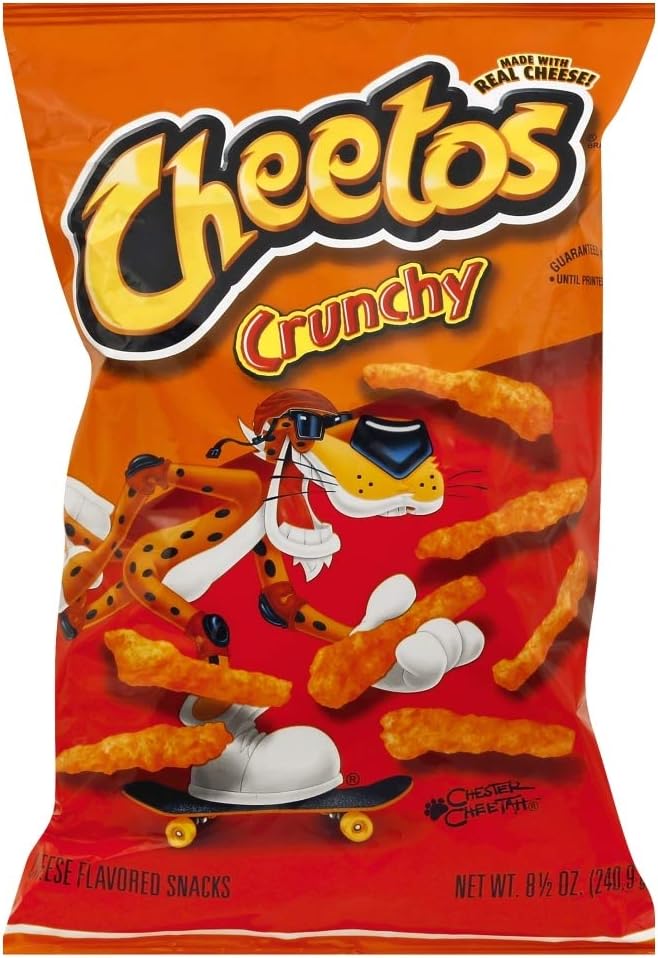Cheetos Crunchy Cheddar Jalapeño Cheese Flavored Snacks, 8.5 Ounce ...