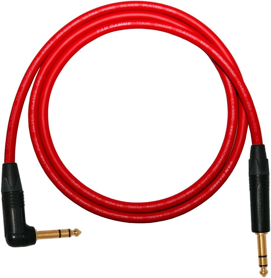 Amazon.com: Designacable 4.0m Van Damme Neutrik Gold Jack to Right ...