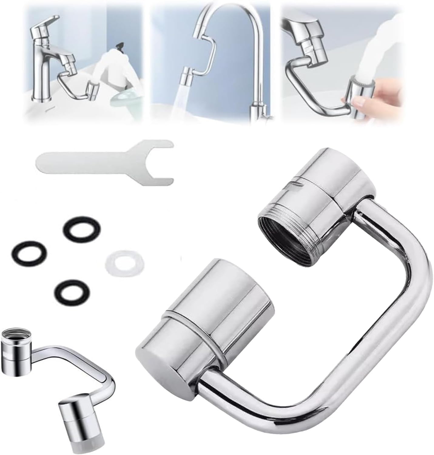 Amazon.com: LZTET Tap Extender for Kitchen Sink Universal,1080 ...