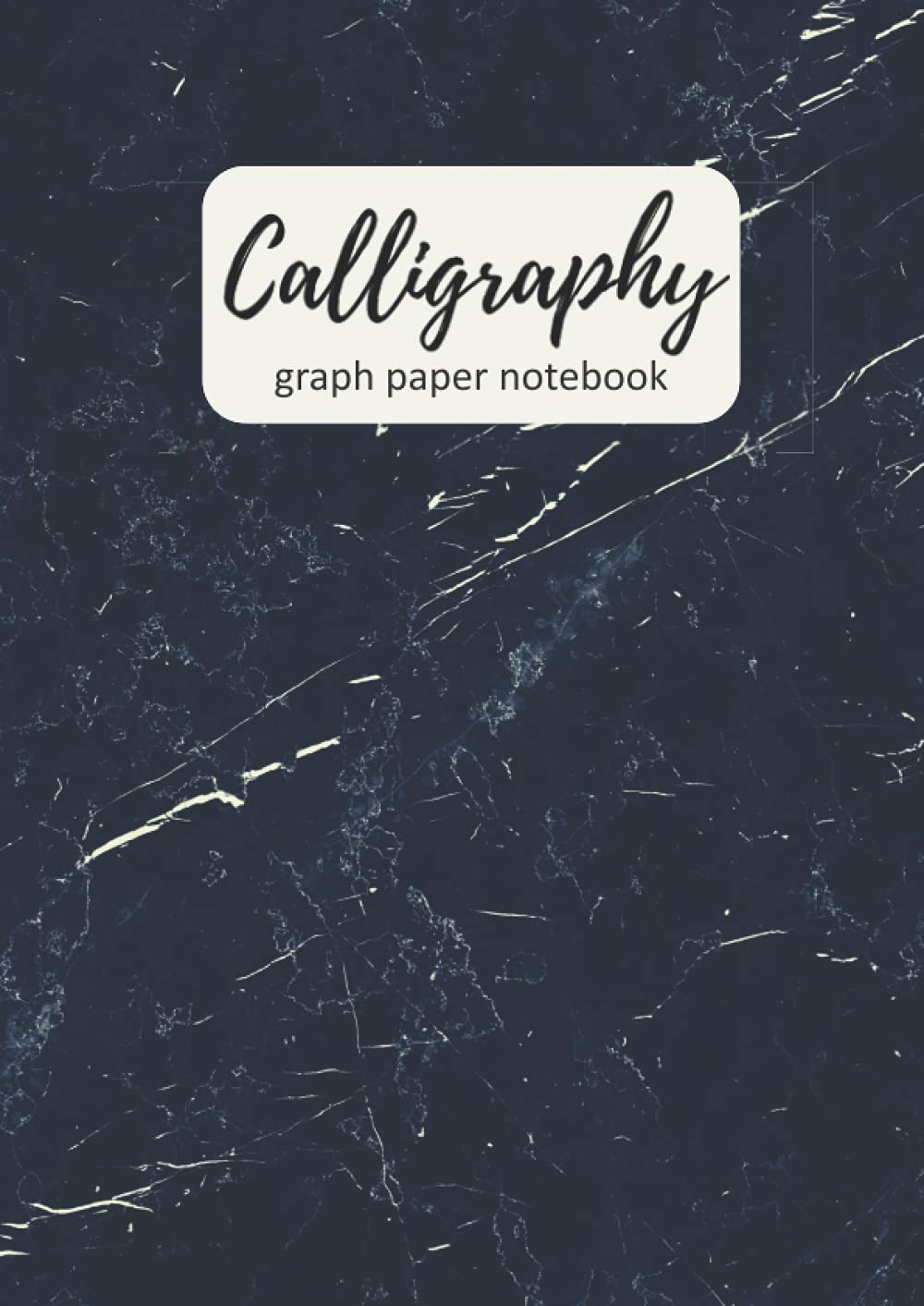 Buy Calligraphy Graph Papar: in dark blue marble abstract texture ...