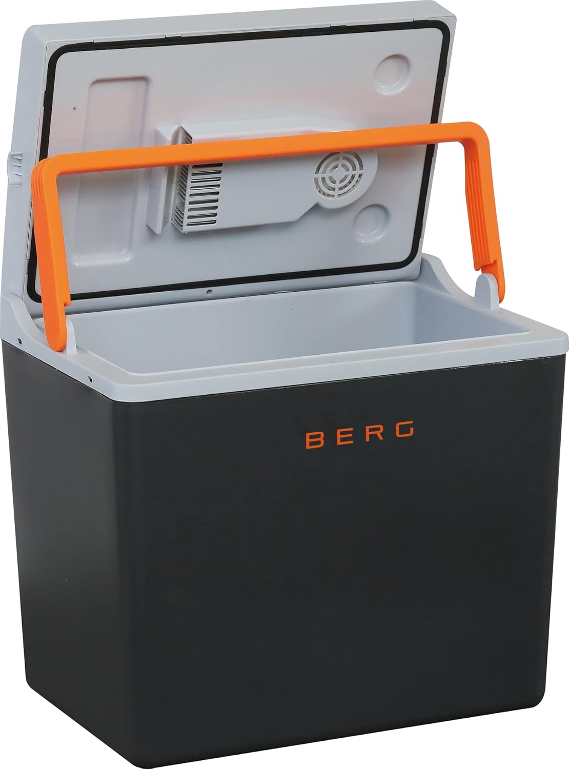 Berg Large Electric Portable 30 Litre 12V 240V USB Cool Box/Bag Warm ...
