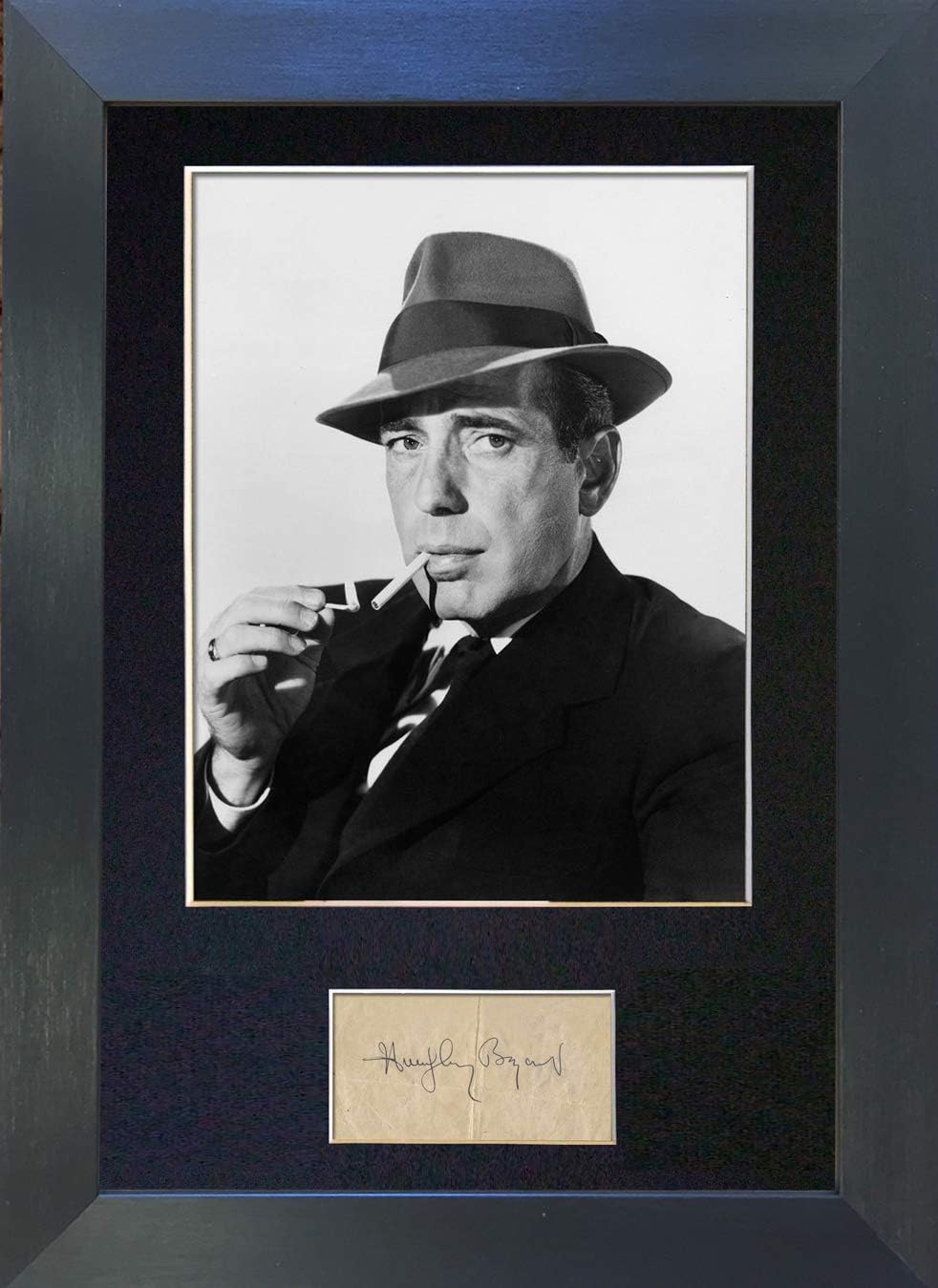 HUMPHREY BOGART Signed Autograph Mounted Photo Reproduction PRINT A4 ...