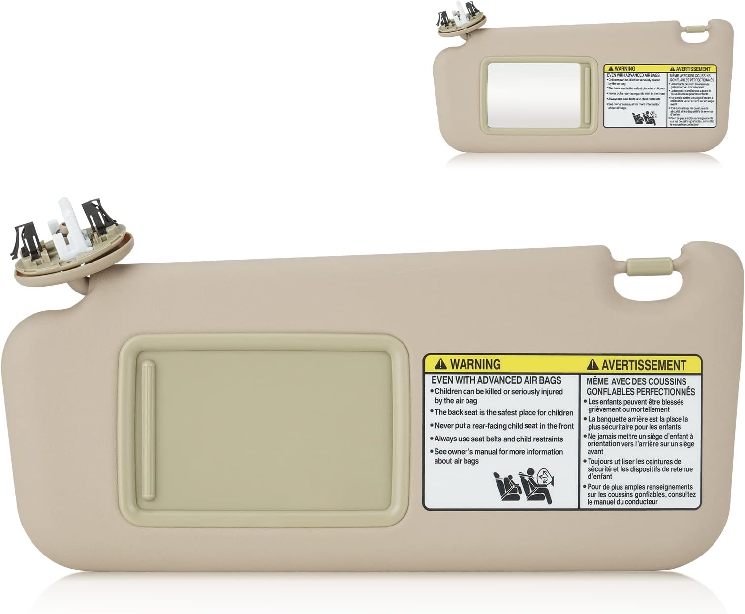 Amazon.com: Left Driver side Sun Visor for Toyota RAV4 2006 2007 2008 ...