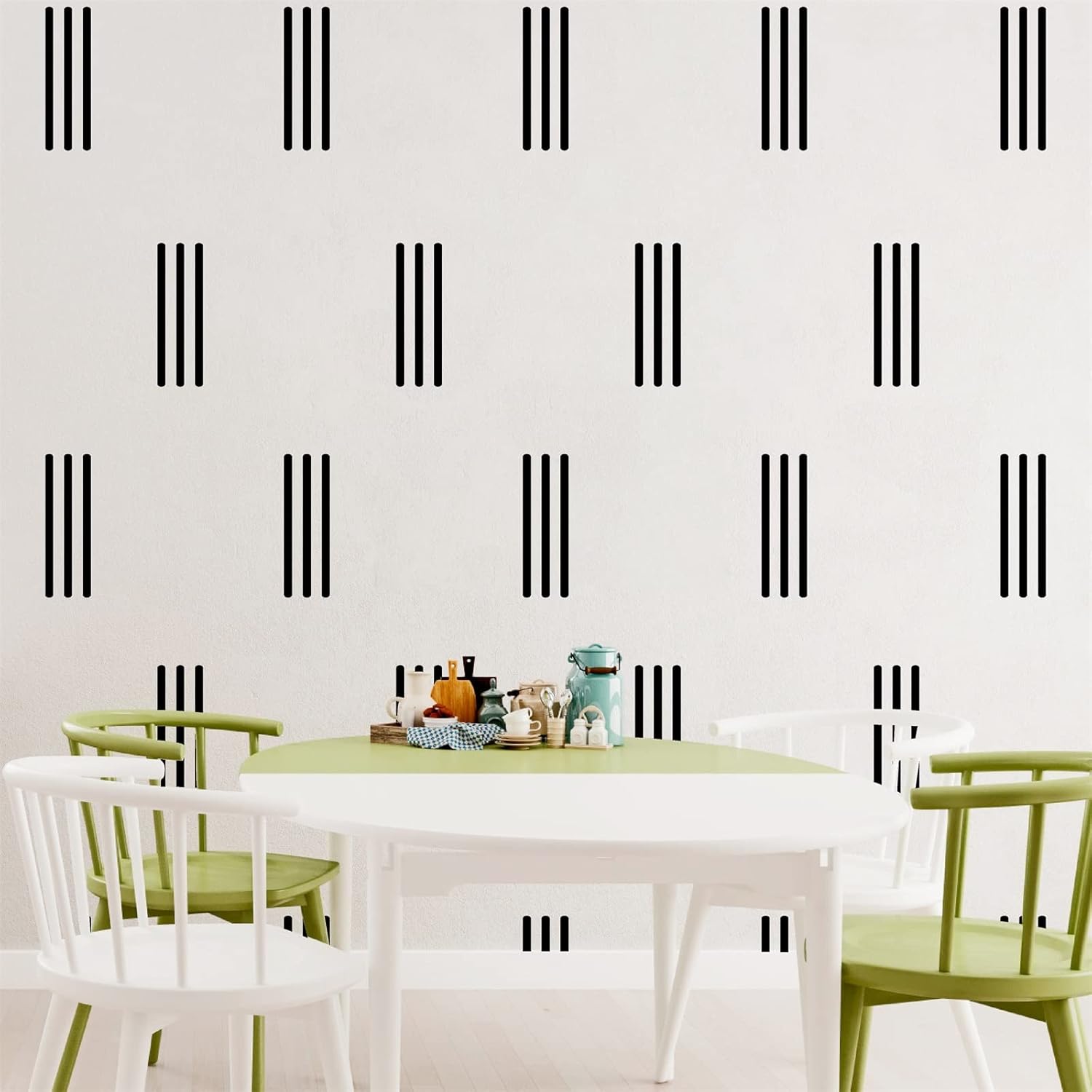 Calcomanías de pared modernas calcomanías geométricas de pared ...