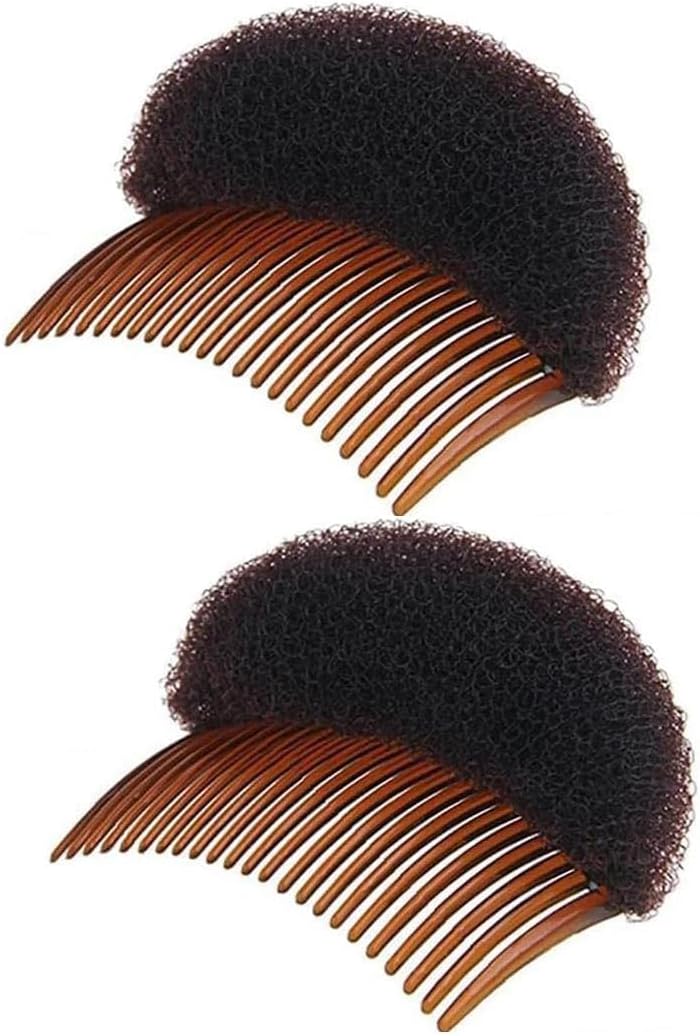2Pcs Women Lady Girls Soft Sponge Foam Hair Base Inserts Bump Up Hair ...