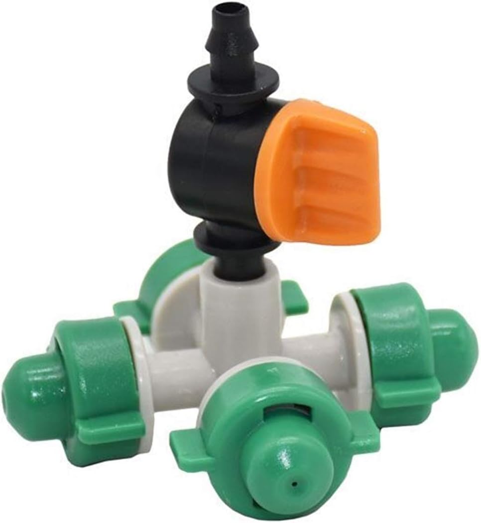 Amazon.com: Cross Atomizing Nozzles Greenhouse Drip Irrigation Water ...
