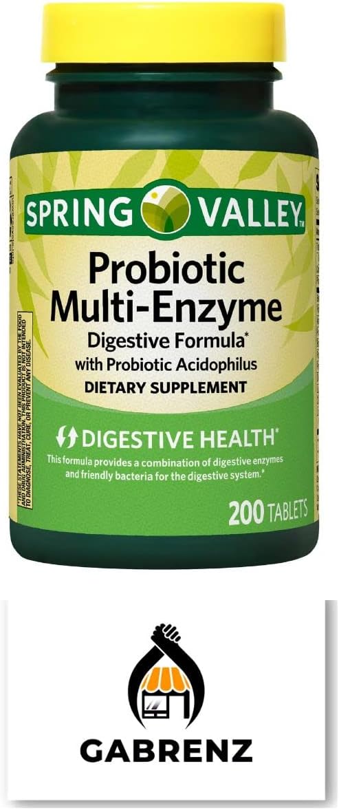 Amazon.com: Spring Valley Probiotic Multi-Enzyme Digestive Formula ...