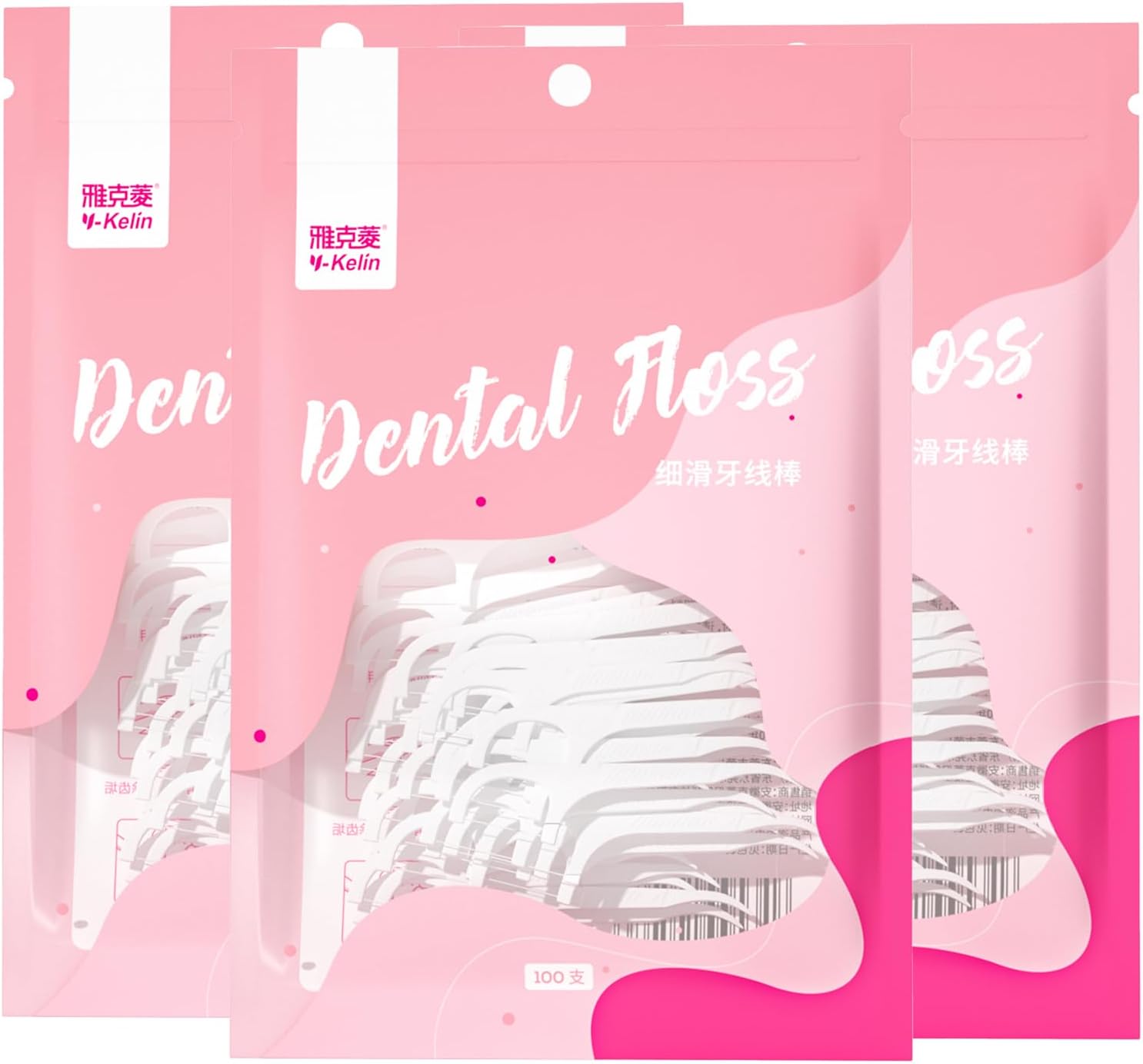 Amazon.com : Travel Dental Floss Picks,Refill Bagged Floss Sticks ...