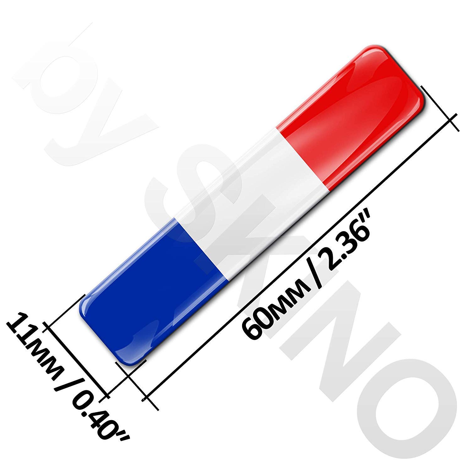 Adhesivos Bandera España Biomar Labs® 10pcs Pegatina Francia Bandera ...