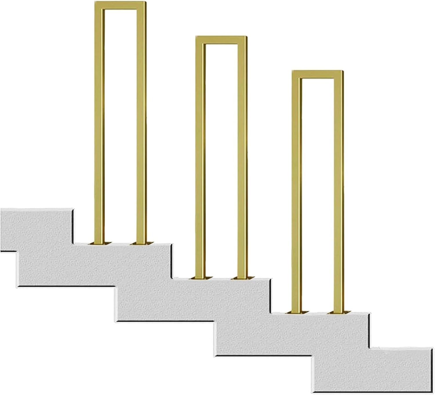 Amazon.com: 3PCS Stairs Handrail - Metal Stair Railing, U-Shaped Stair ...