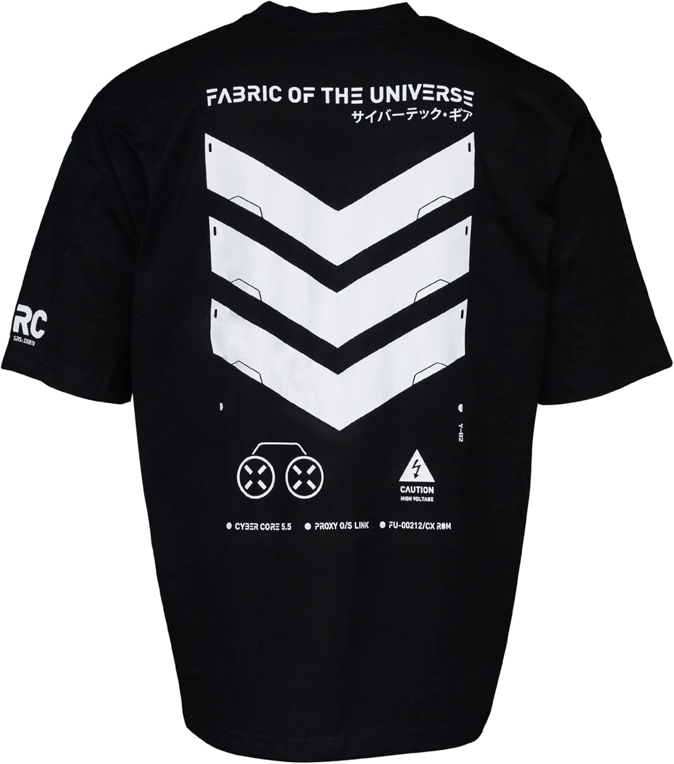 Fabric of the Universe Techwear Graphic Cyberpunk Fashion T-Shirt ...