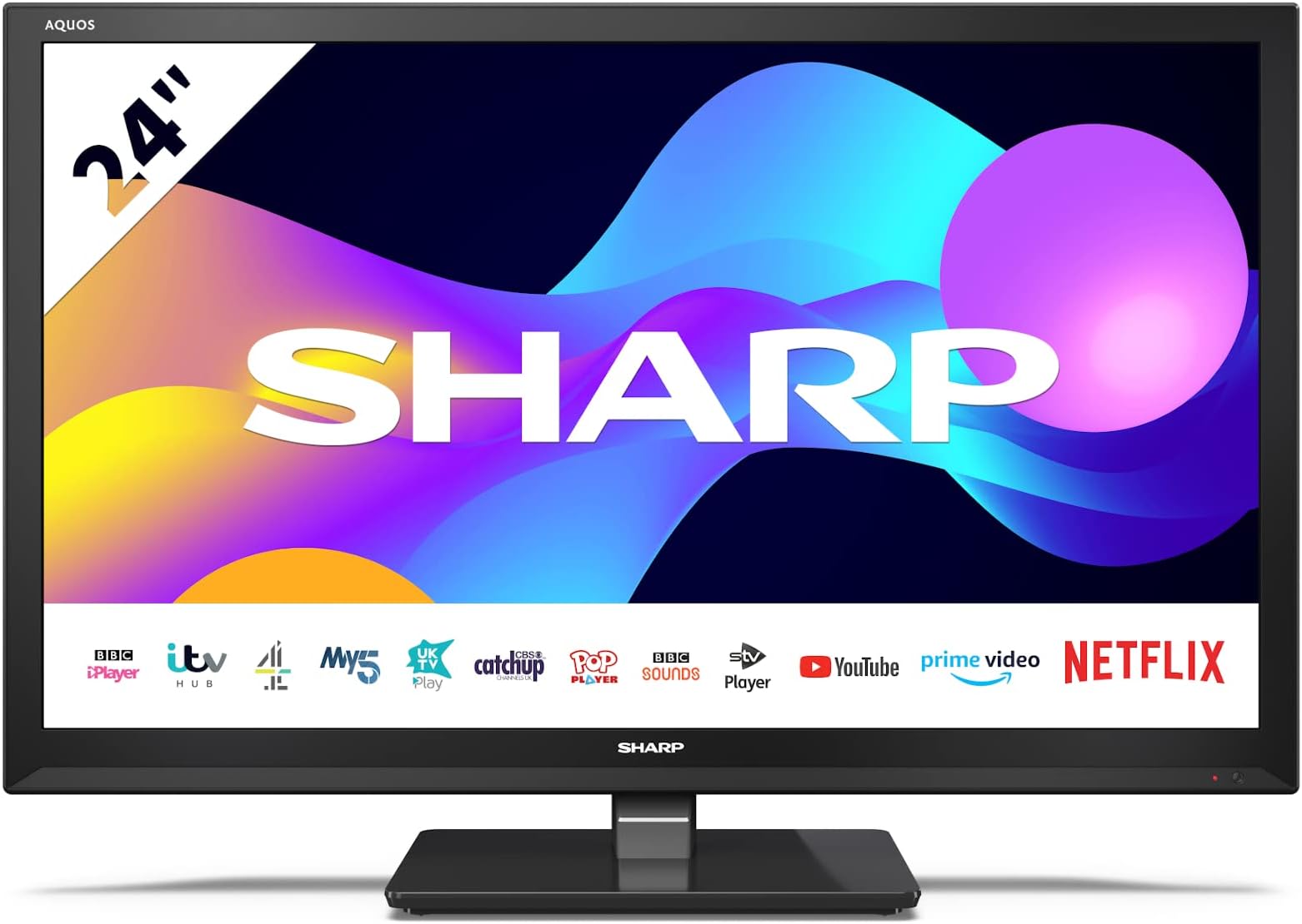SHARP 24EE3K 24 inch Smart LED TV HD Ready Freeview Play: Amazon.co.uk ...