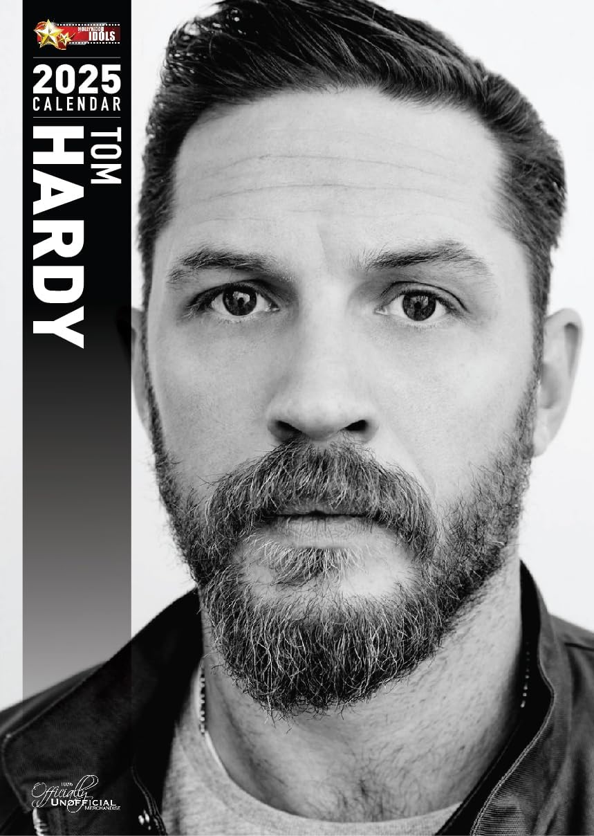 Tom Hardy 2025 A3 Hollywood Idols Collection Wirobound Wall Calendar ...