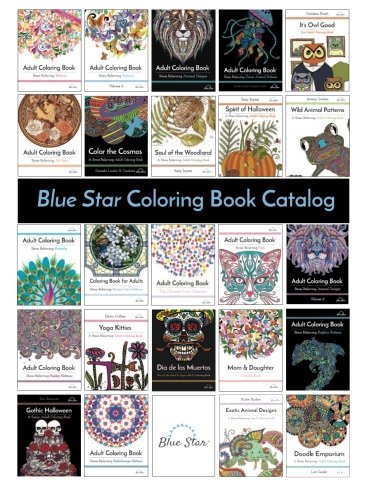 Blue Star Coloring Book Catalog: Star, Blue: 9781941325476: Amazon.com ...