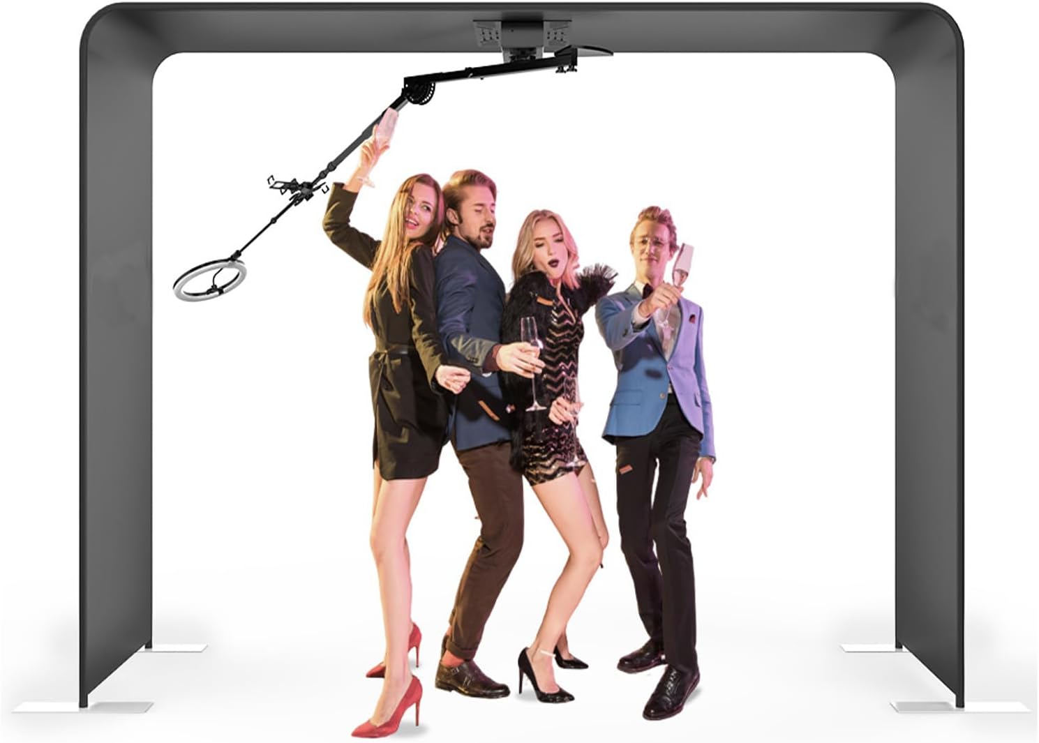 Amazon.com: MWE Sky Overhead 360 Photo Booth for Big Parties with ...