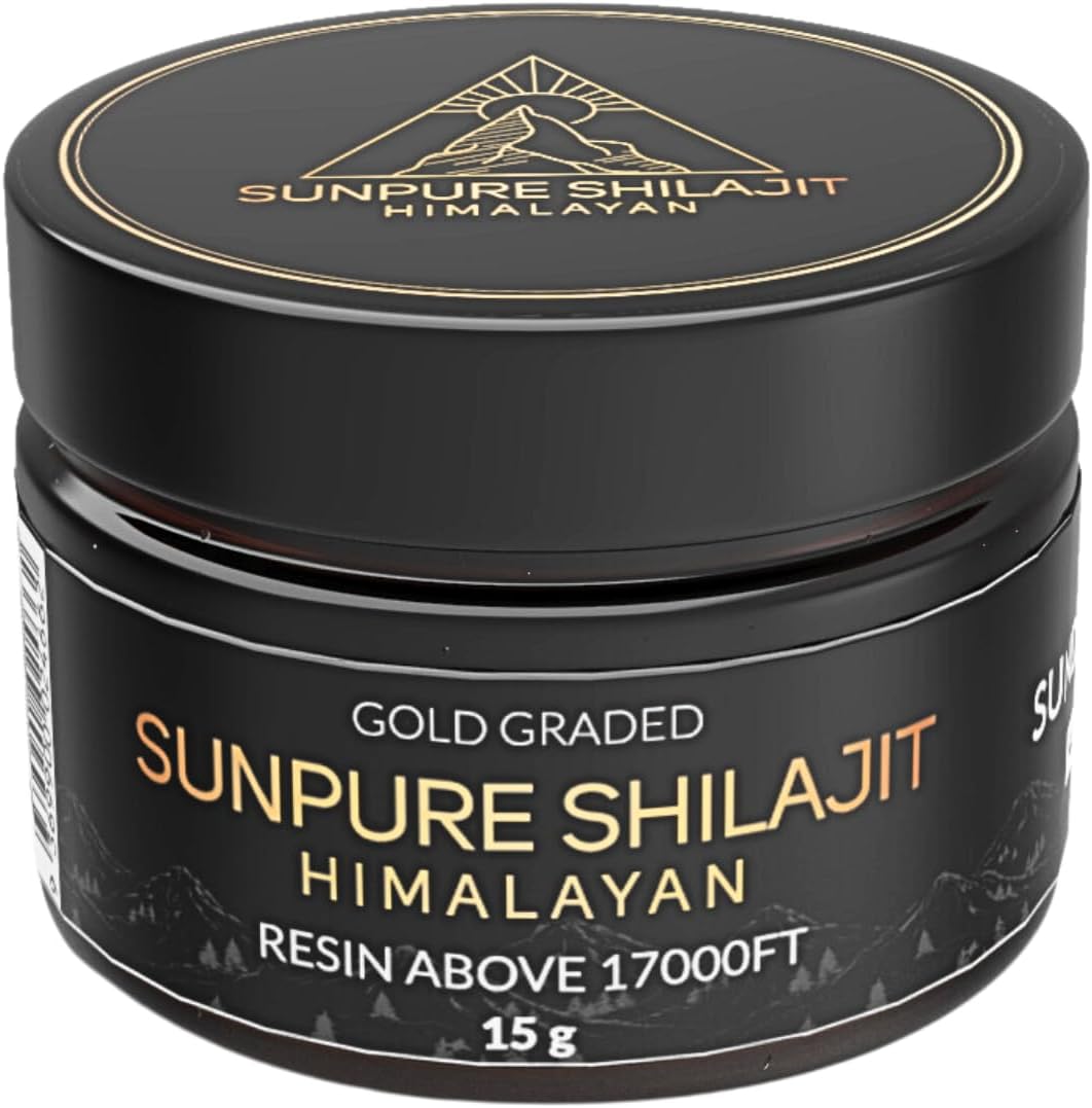 Gold Graded Himalayan Shilajit Above 17000FT 15Grams Purified & Organic ...