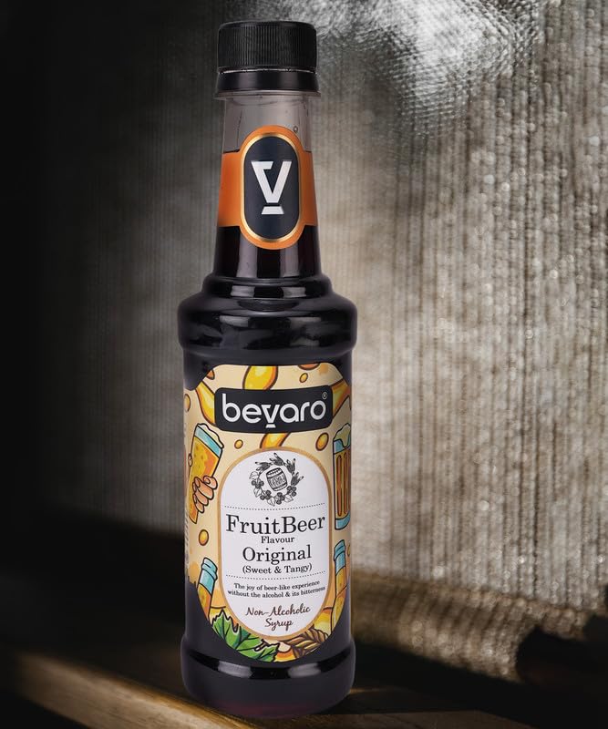 Bevaro Original Fruit Beer Flavoured Syrup | Non Alcoholic | Sweet and ...