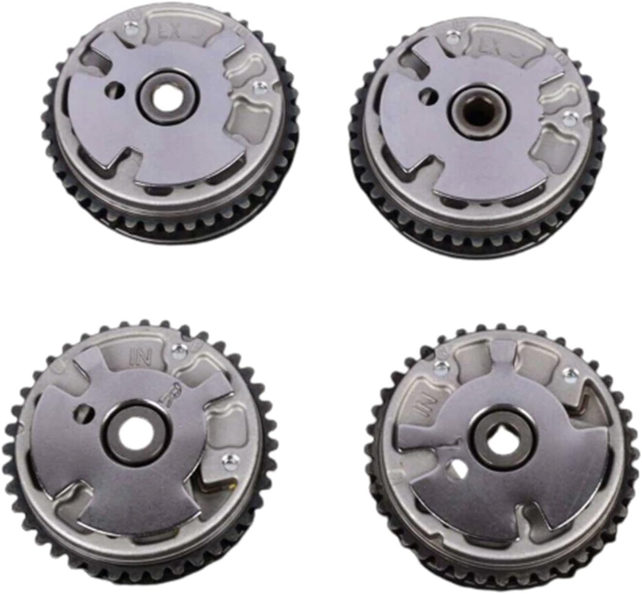 Kessocco 4PCS Variable Cam Phaser Actuator Intake & Exhaust Camshaft VVT Gears 12626160 12626161 ...