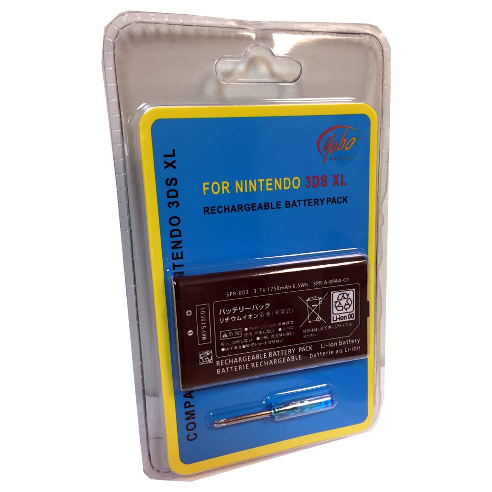 Amazon.com: Yobo 2DS XL 2500mAh Rechargeable Li-Ion Battery for ...