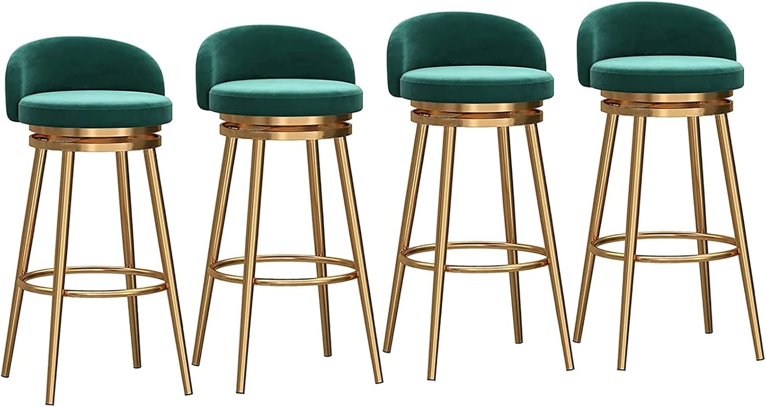 Amazon.com: Swivel Bar Stools Set, Bar Reception Room Chairs, Bar ...