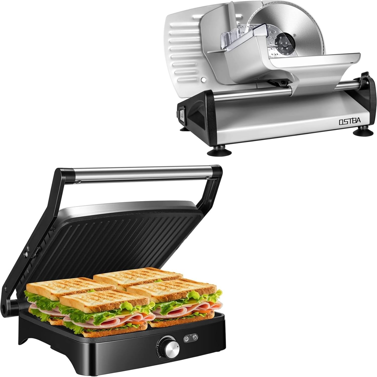 Amazon.com: Save 10% for OSTBA SL518-150W-1027 Meat Slicer and ABC19 ...