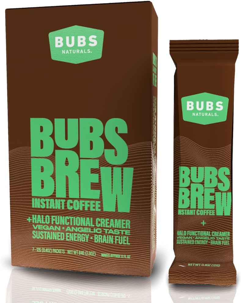 Amazon.com : BUBS Naturals Instant Coffee + Halo - Organic Coffee ...
