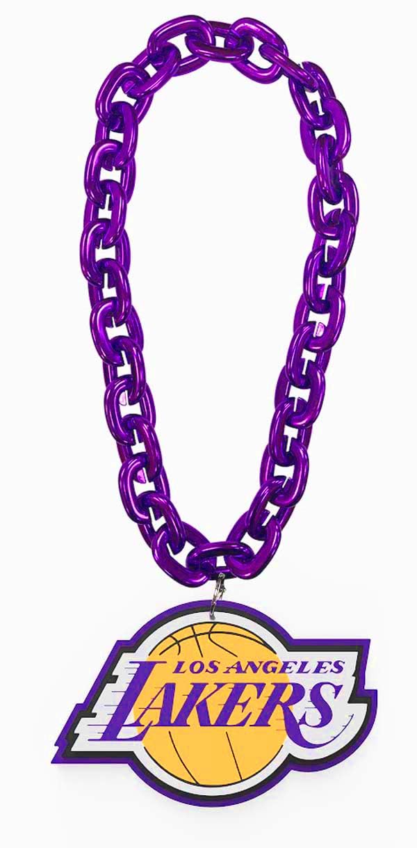 Amazon.com: aminco Los Angeles Lakers Fan Chain, Purple : Sports & Outdoors