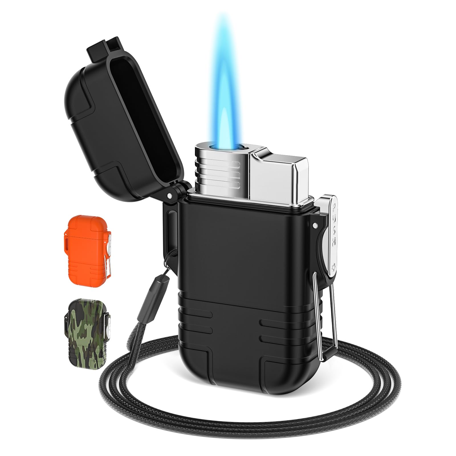 Butane Lighter, Torch Lighter Refillable Jet Flame Lighter for Candle ...