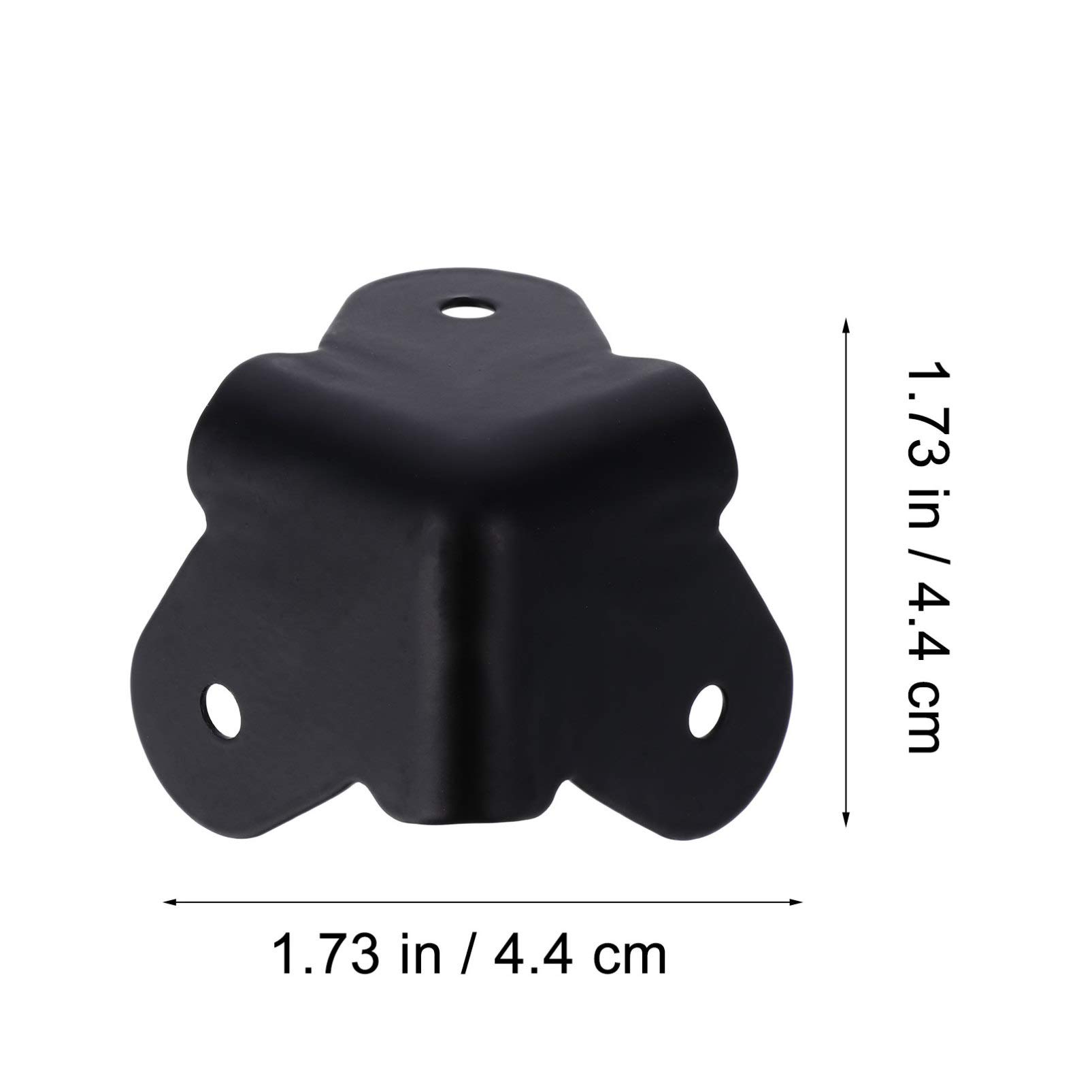 Snapklik.com : 16pcs Angle Corner Protector Black Iron Cabinet Speaker ...
