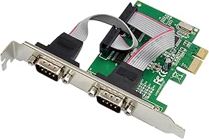 Amazon.com: DriverGenius 2-Port PCI Express PCIe RS232 Serial Host Controller Adapter Card ...