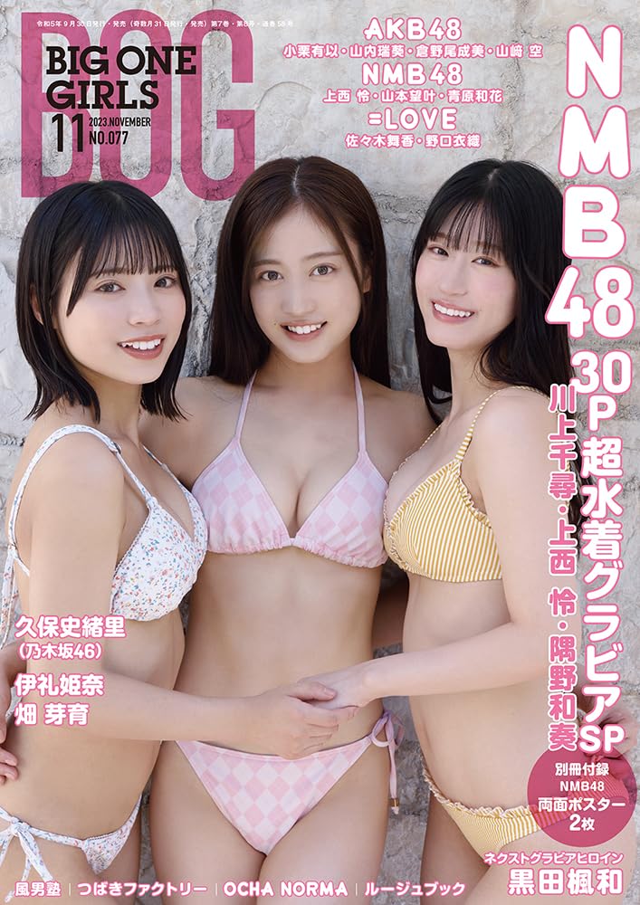 Amazon.co.jp: BIG ONE GIRLS(ビッグワンガールズ) 2023年 11 月号【表紙・付録ポスター：NMB48】 : BIG ONE GIRLS編集部: 本