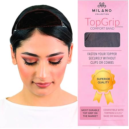 Amazon.com : MILANO COLLECTION Top Grip: Glueless Velvet No-Slip Wig ...
