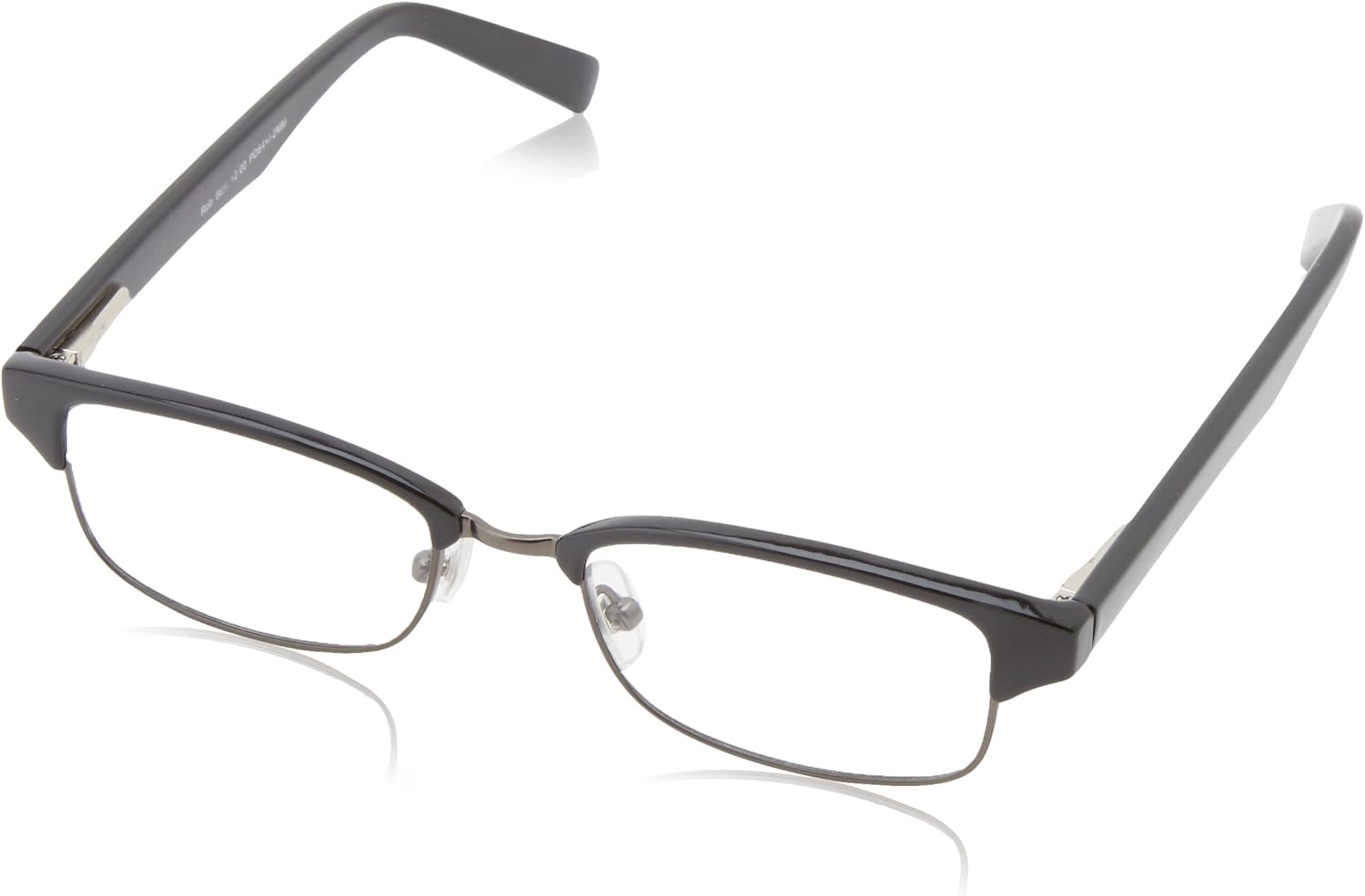 Amazon.com: Sight Station Men's Rob Oval Reading Glasses,Shiny Black,1. ...