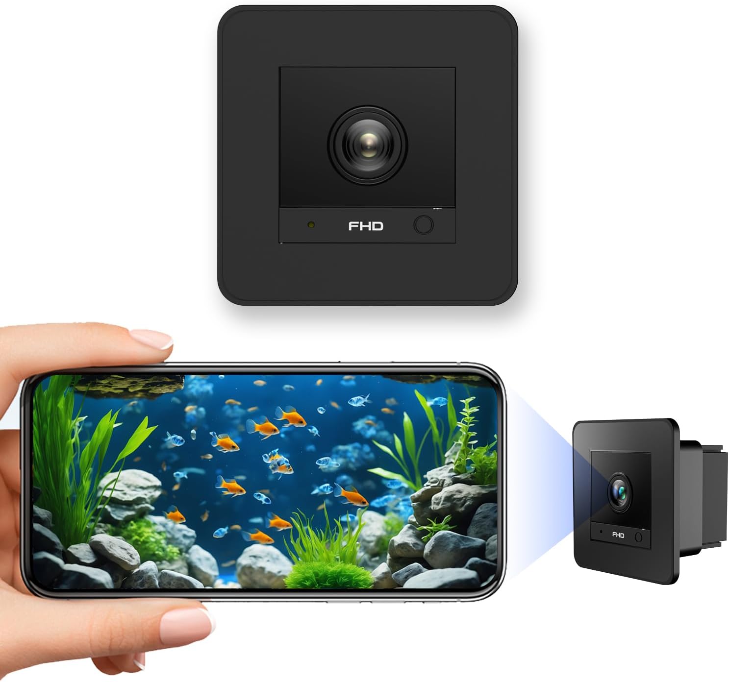 Amazon.com: Aquarium Camera, 2K HD for Fish Tank & Reptile Terrarium ...