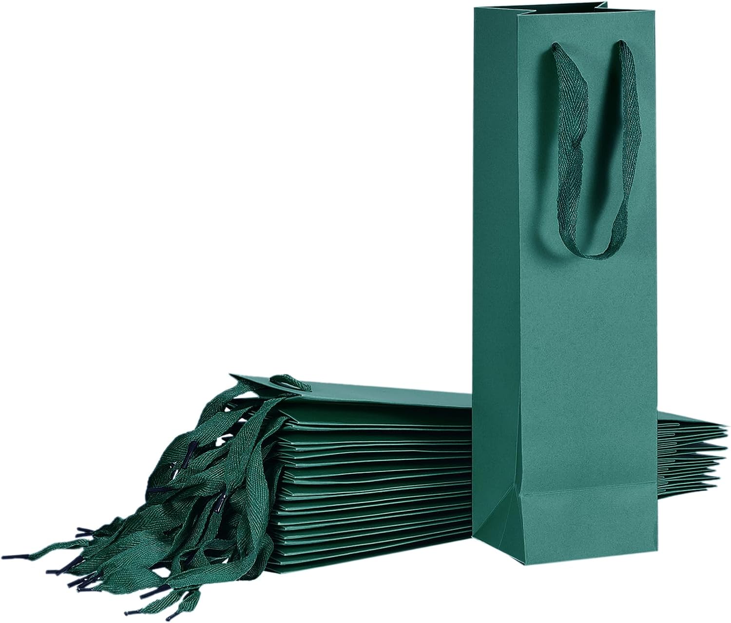 Amazon.com | Uxcell Wine Bags - 24pcs Light Green 4x4x14 In Paper Wine ...