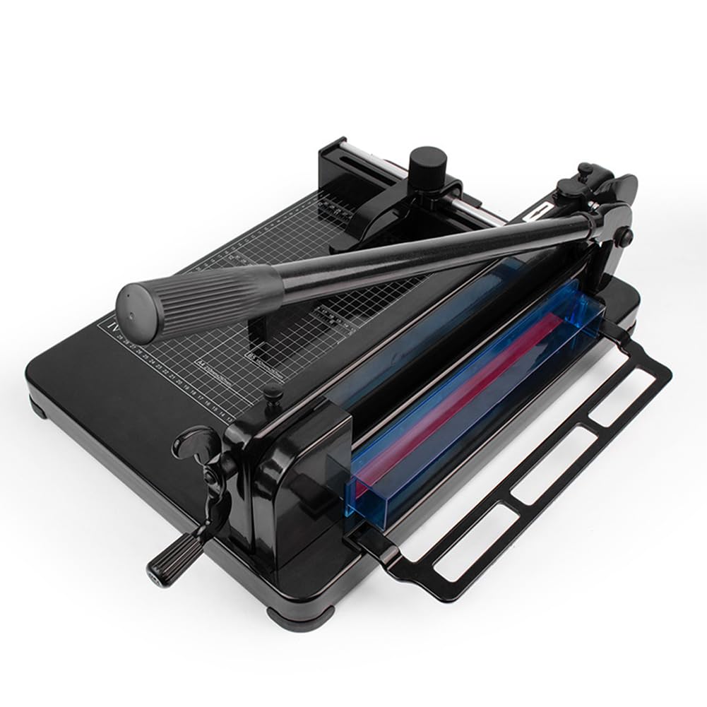 Buy FURLOU Manual Heavy Duty Guillotine Paper Cutter, 400 Sheets Stack ...