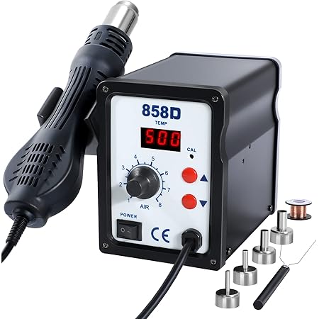 Heißluft Lötstation, 858D Lötstation Entlötstation Rework Station 700W ...