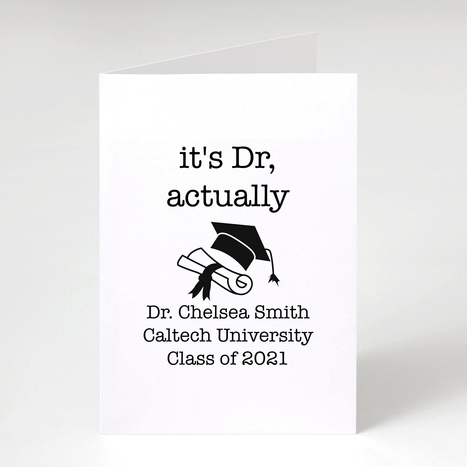 Phd Graduation Cards Personalized Doctor Graduation Cards, Custom