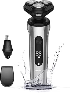 Amazon.co.jp: SweetLF Electric Shaver, Men's, Swivel, 3 Blades, USB ...