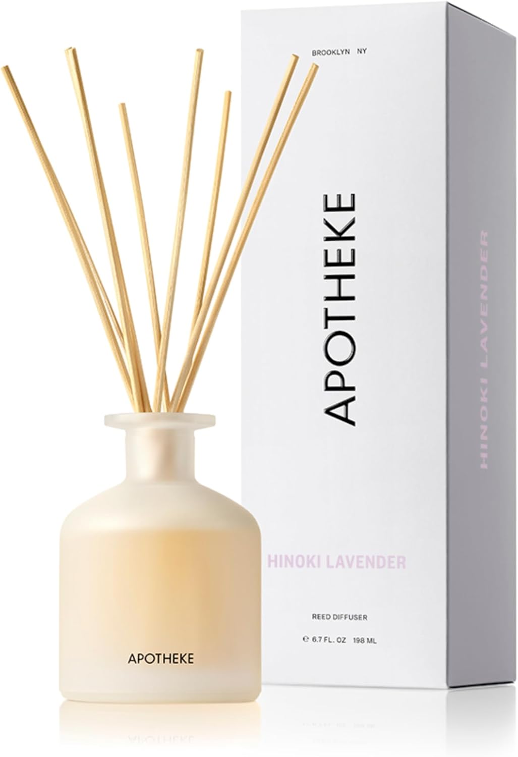 Amazon.com: Apotheke Luxury Scented Reed Diffuser for Home, Hinoki ...