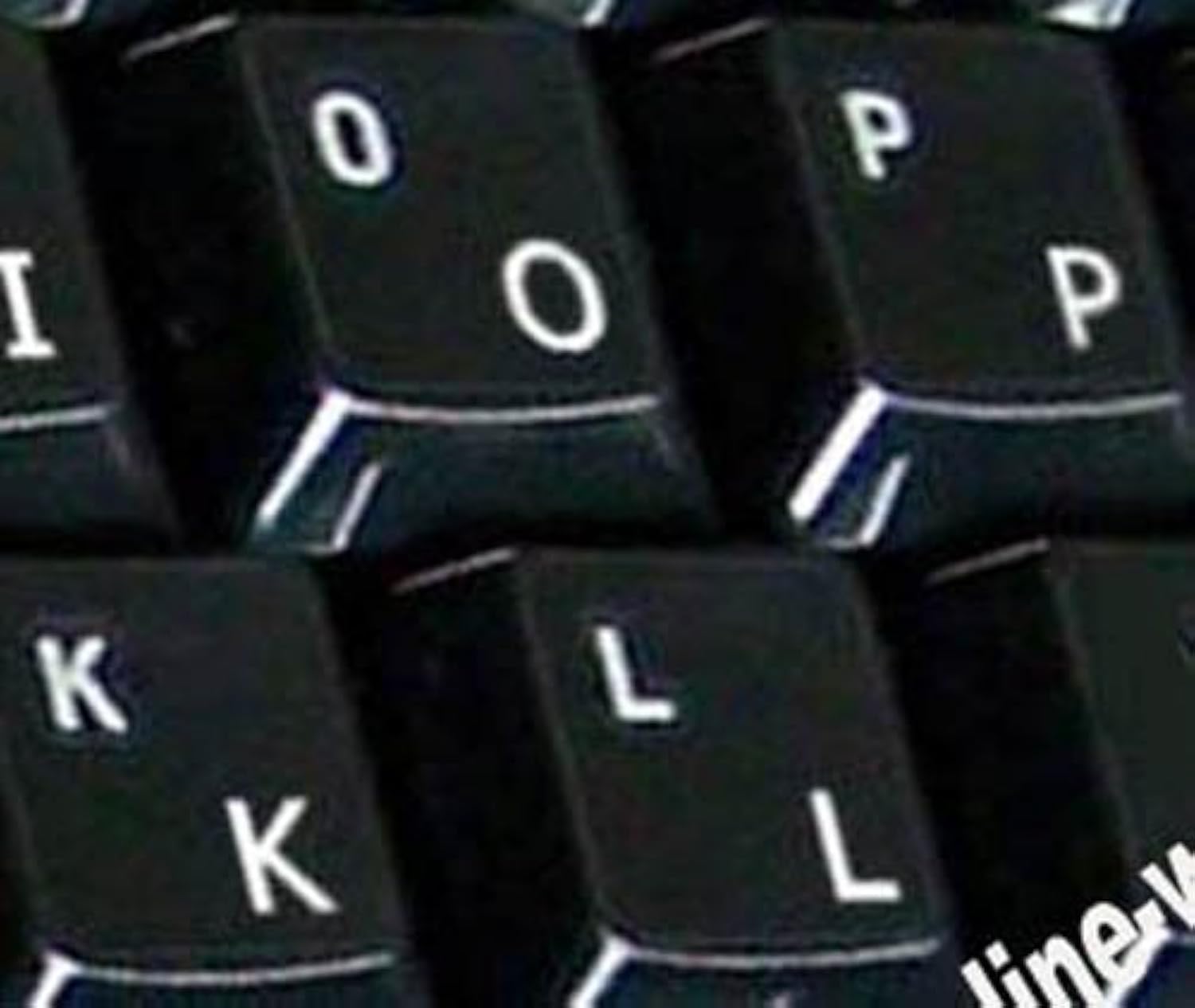 Amazon.com: Online-Welcome German Transparent Background Keyboard ...