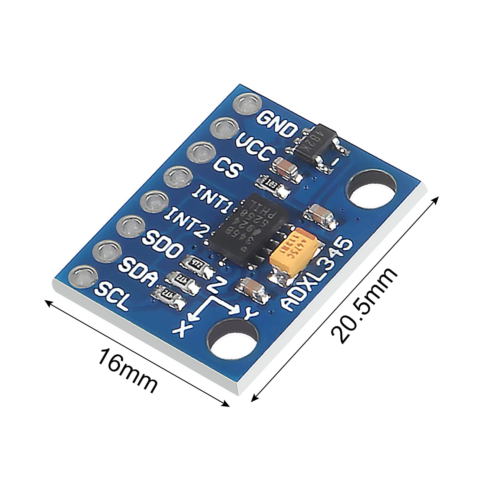 4pcs Gy 291 Adxl345 3 Axis Digital Acceleration Of Gravity Tilt Module Iic Spi