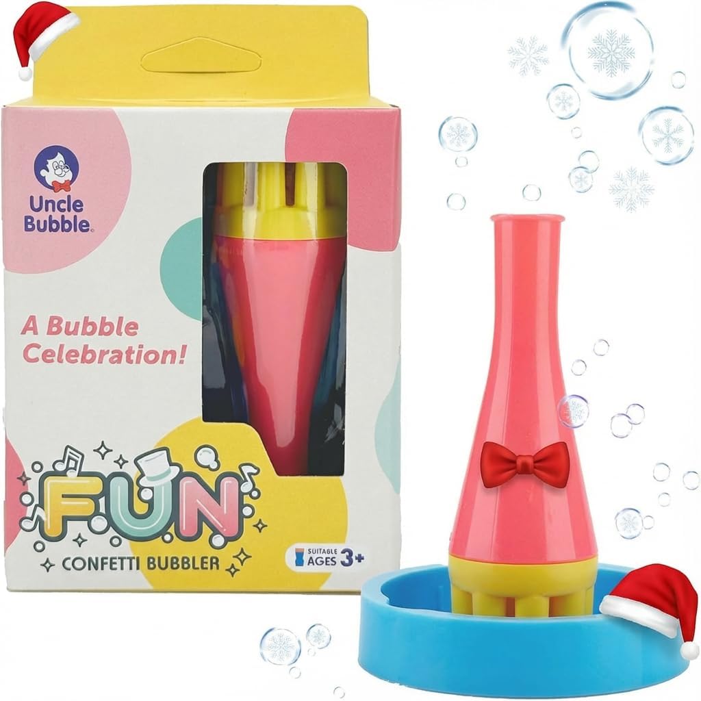 Amazon.com: Uncle Bubble Blower for Kids and Toddlers, Uncle Bubble ...
