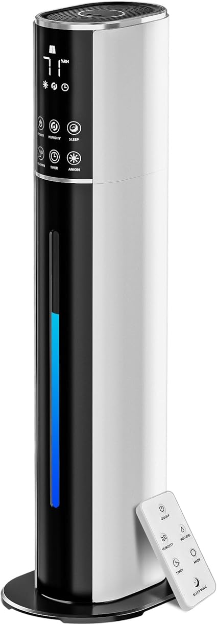 Amazon.com: Fierscial Large Humidifier for Bedroom,9L/2.5Gallon Cool ...