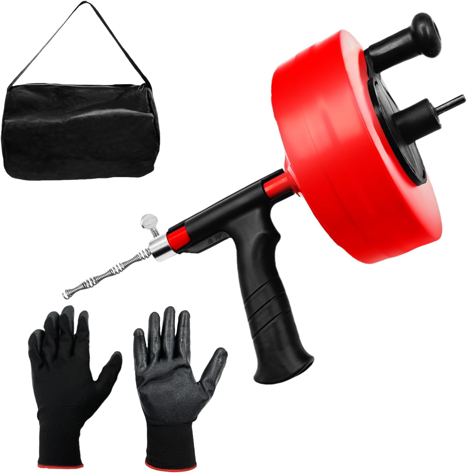 UPIT Clogged Drain Spring Cleaner Snake Auger (50FT (15meter)) - Amazon.com