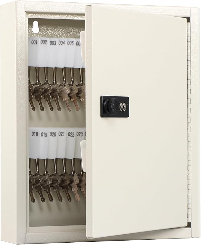 Amazon.com: KYODOLED Key Storage Lock Box with Code, 60-Key Locking Key ...