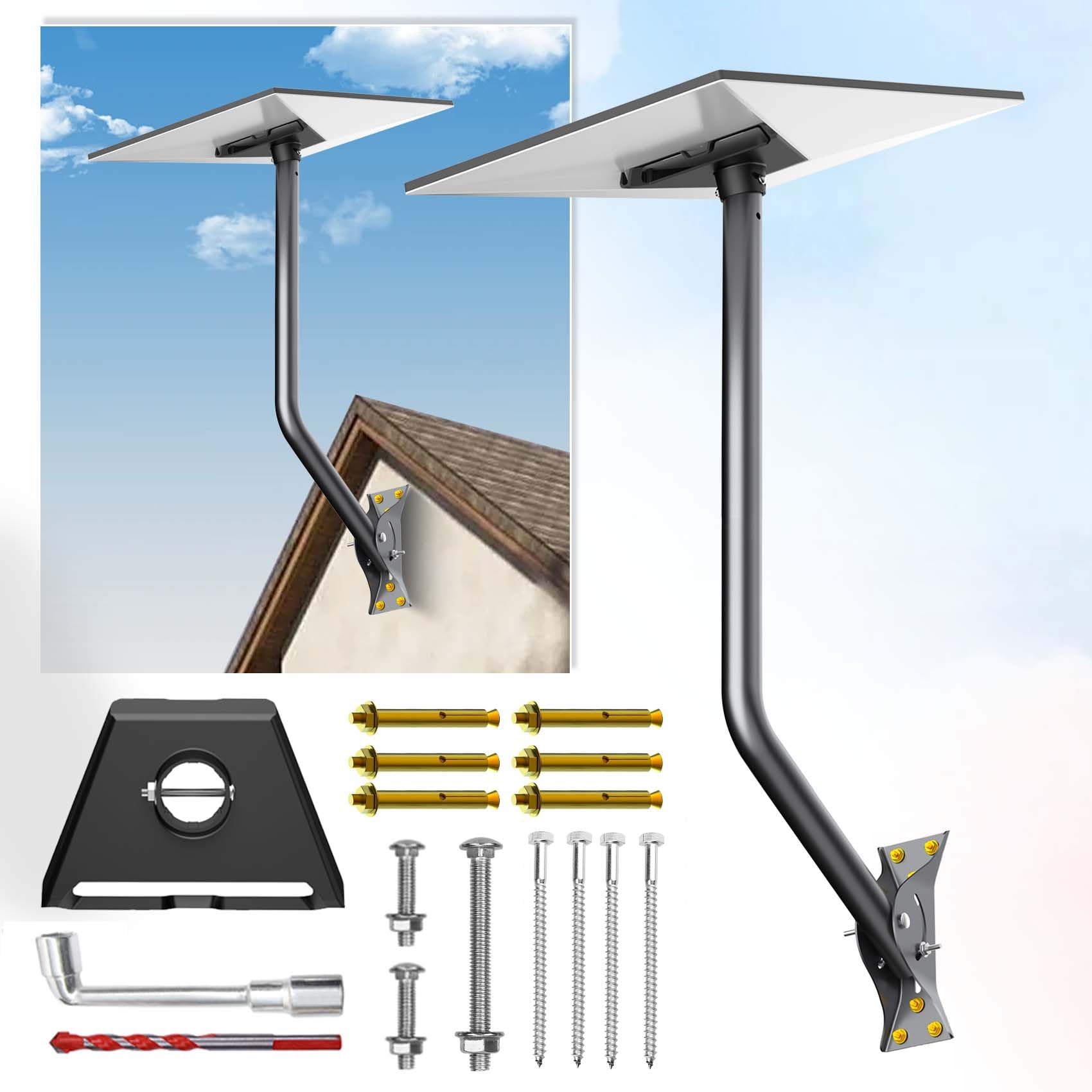 Starlink Gen 3 Mount Starlink Mini Mounting Kit - Adjustable Roof ...