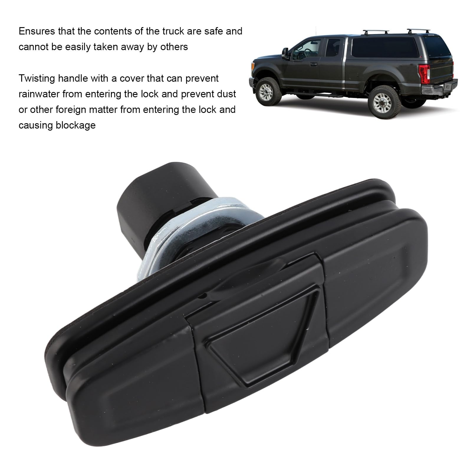 Truck Cap Lock Leer & Twist Handle Replacement Kit - Fits 100XQ, 100XL ...