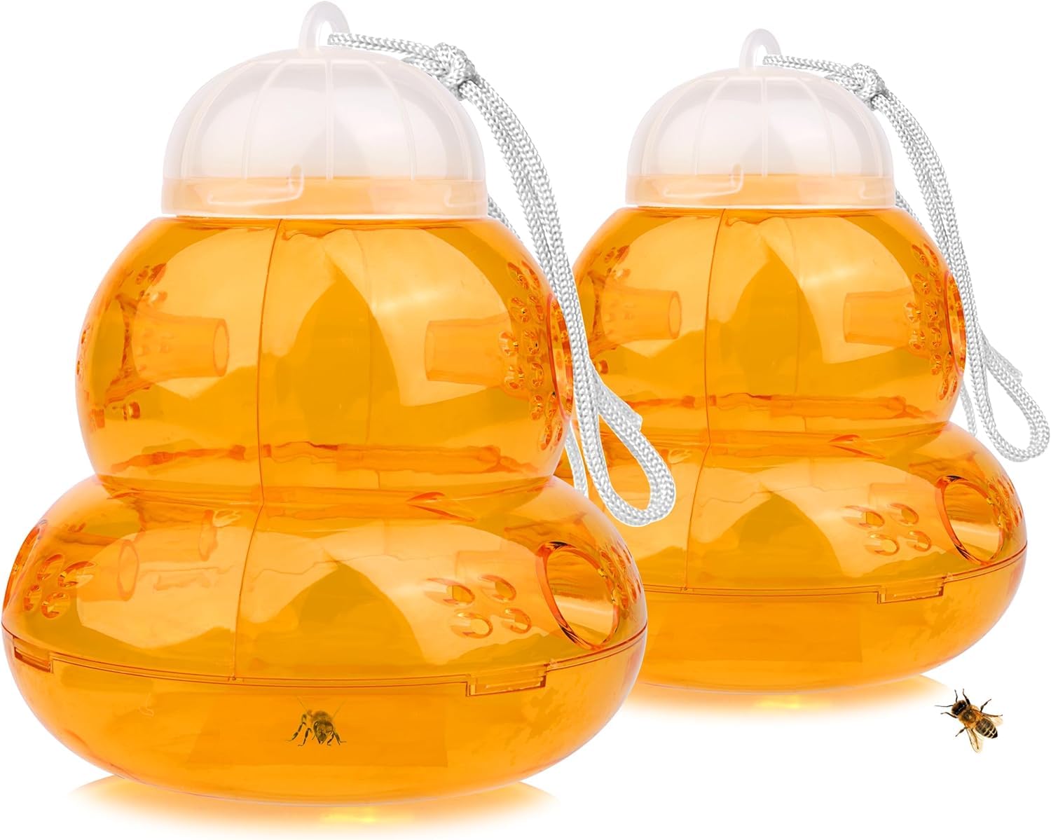 Amazon.com : 2 Pack Bee Traps for Outside, Wasp Traps Outdoor Hanging ...