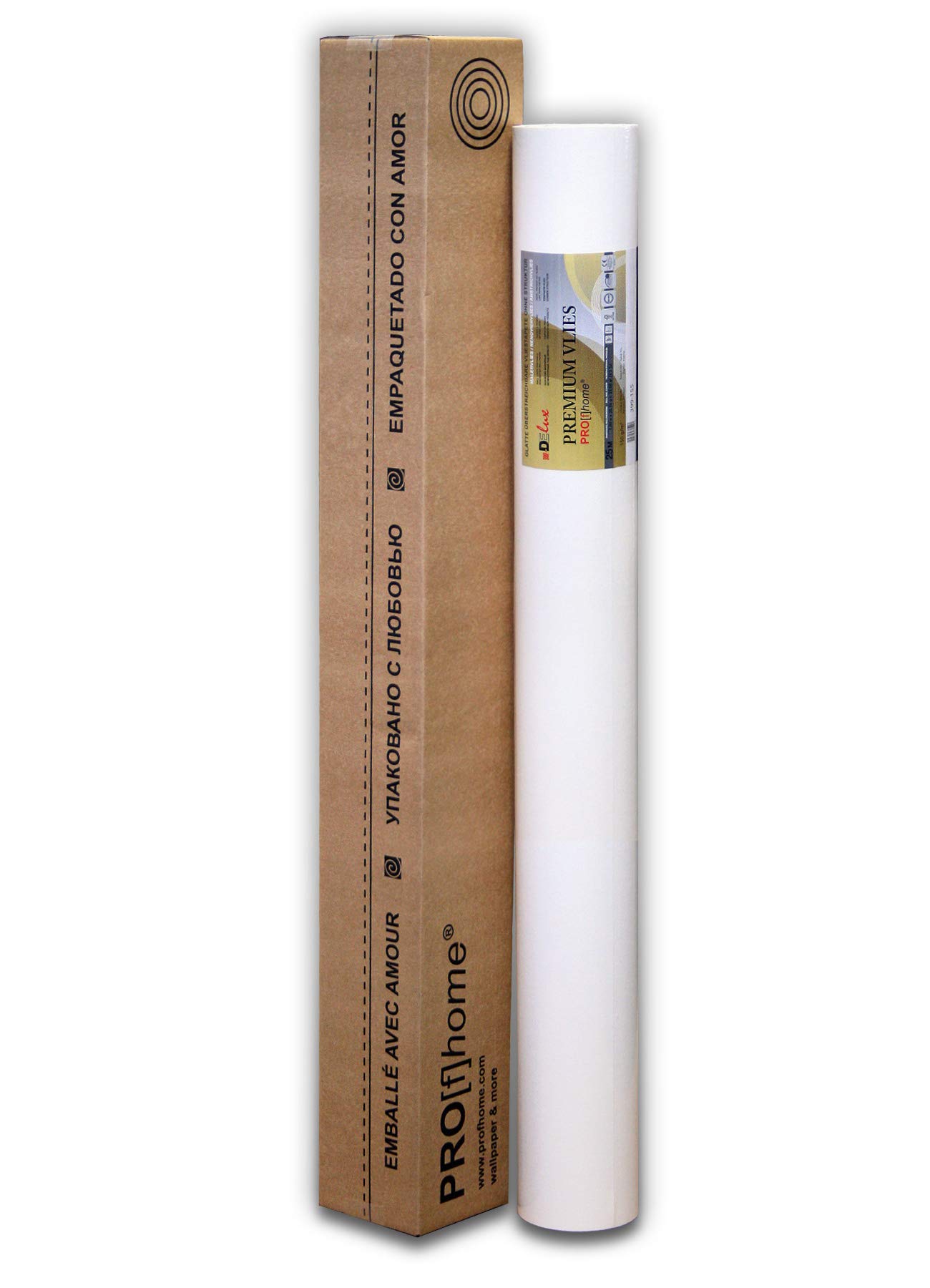 Smooth Paintable Wallpaper Liner Lining Paper 130 Grams, Smooth White